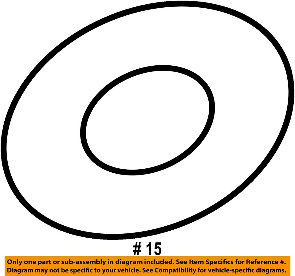 GM OEM 11-21 Cruze Limited Turbocharger Components-Oil Inlet Tube Seal ...