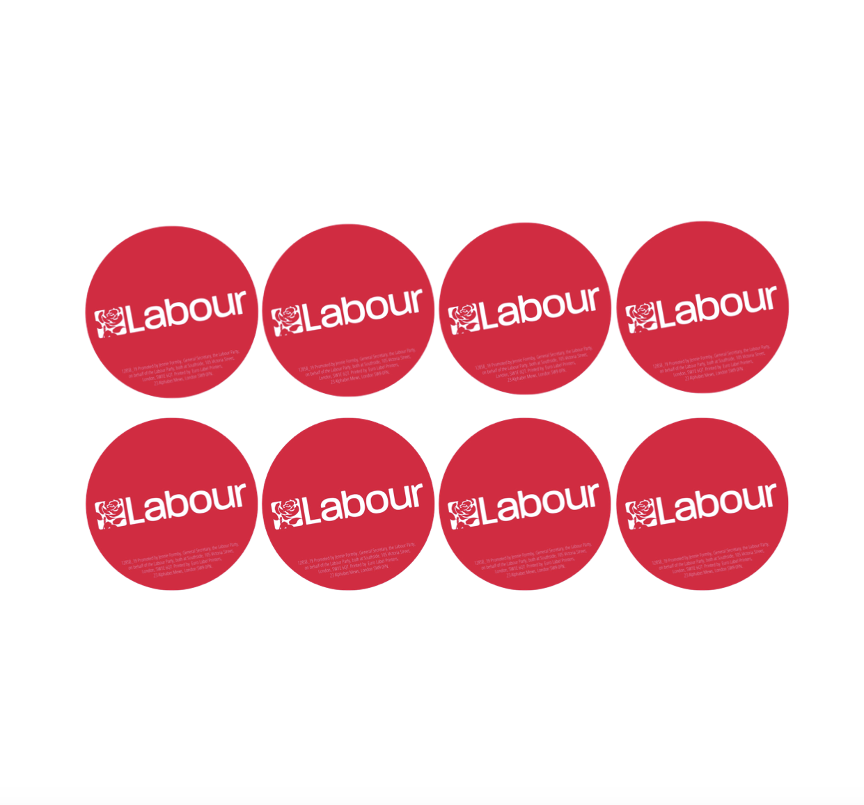 Official Labour Party Posters Stickers Car Stickers A4 A3 Pick Election ...