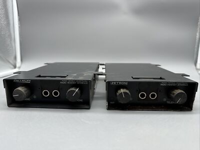 Lot Of 2 Zetron 4000 Series Telephone Radio Headset Interfaces 950-9439 ...