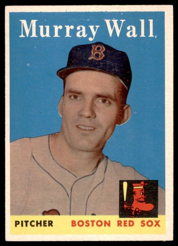 1958 Topps #410 Murray Wall Boston Red Sox NM | eBay