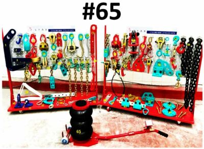 SET#65 - Heavy Duty/Commercial 65 Piece Auto Body Frame Machine Pulling ...