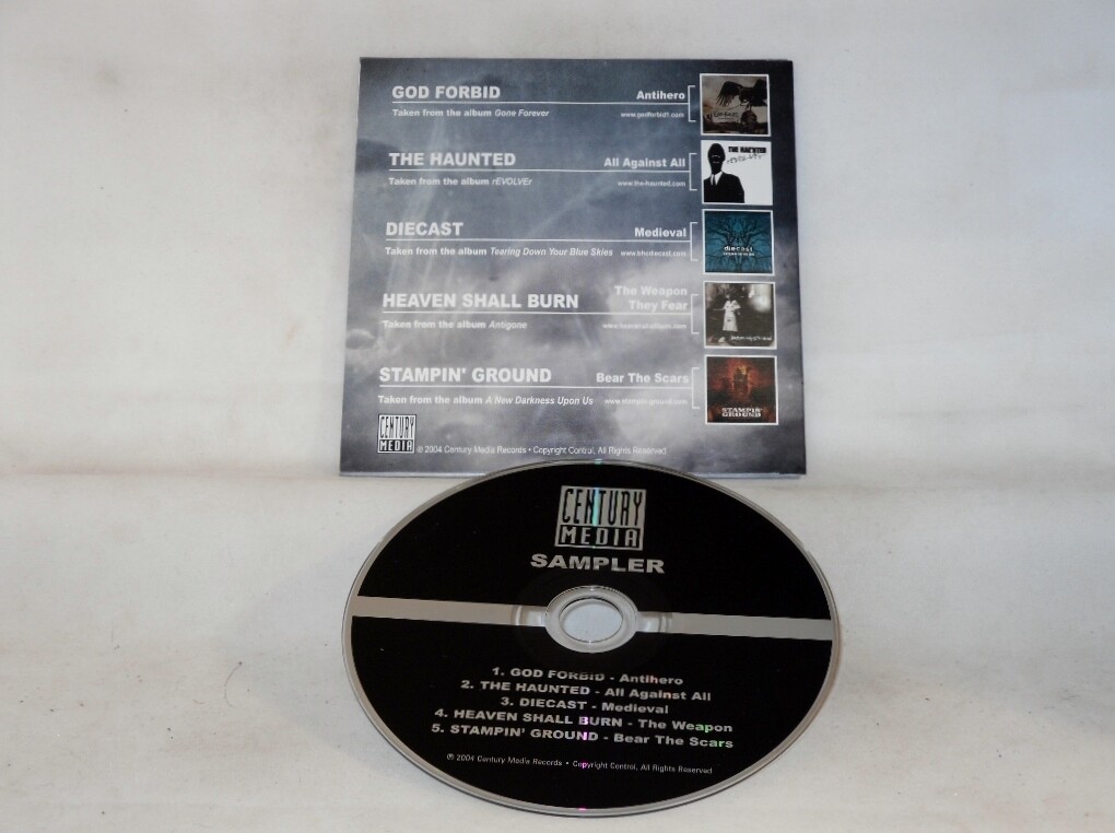 Various - Century Media Sampler Promotional ONLY CD - DI ** Free ...