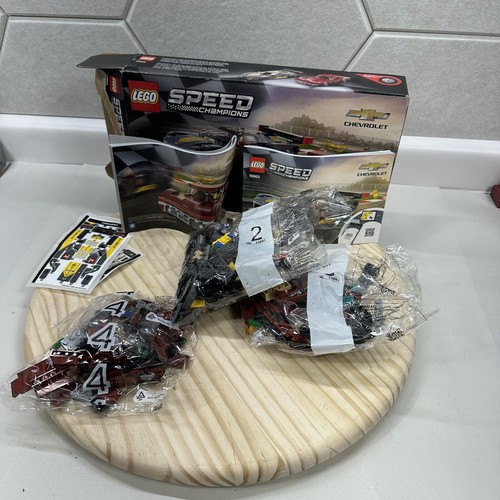 LEGO 76903 Speed Champions 1969 & C8.R Race Car Chevrolet Corvette Lot ...