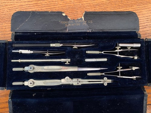 Vintage Schoenner Germany Drafting Tool Set Technical Supply Co ...