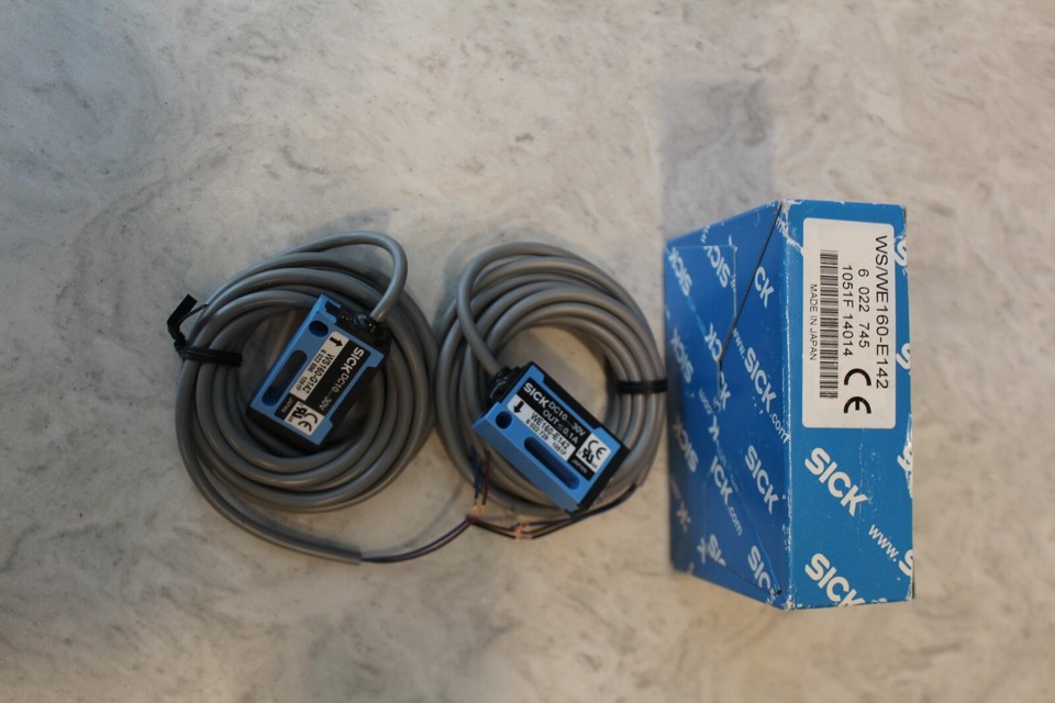 SICK SENSICK WS/WE160 E142 THROUGH BEAM PHOTOELECTRIC SWITCH NEW IN BOX ...