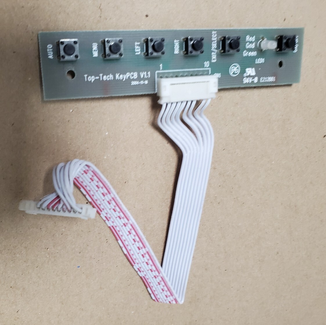 Top Tech KEYPCB V1.1 Controller Data Board Auto Menu E212661 10 To 13 ...