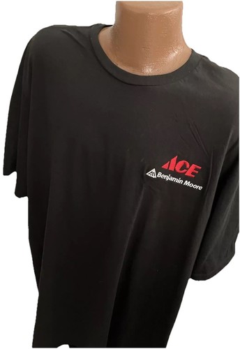 ACE Hardware Benjamin Moore Paints Black T Shirt Size 4X NWOT | eBay