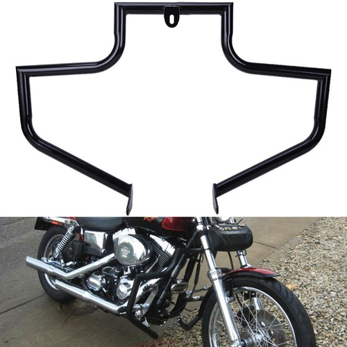 For Harley FLSTN Softail Deluxe 2005-2017 Black Engine Highway Guard ...