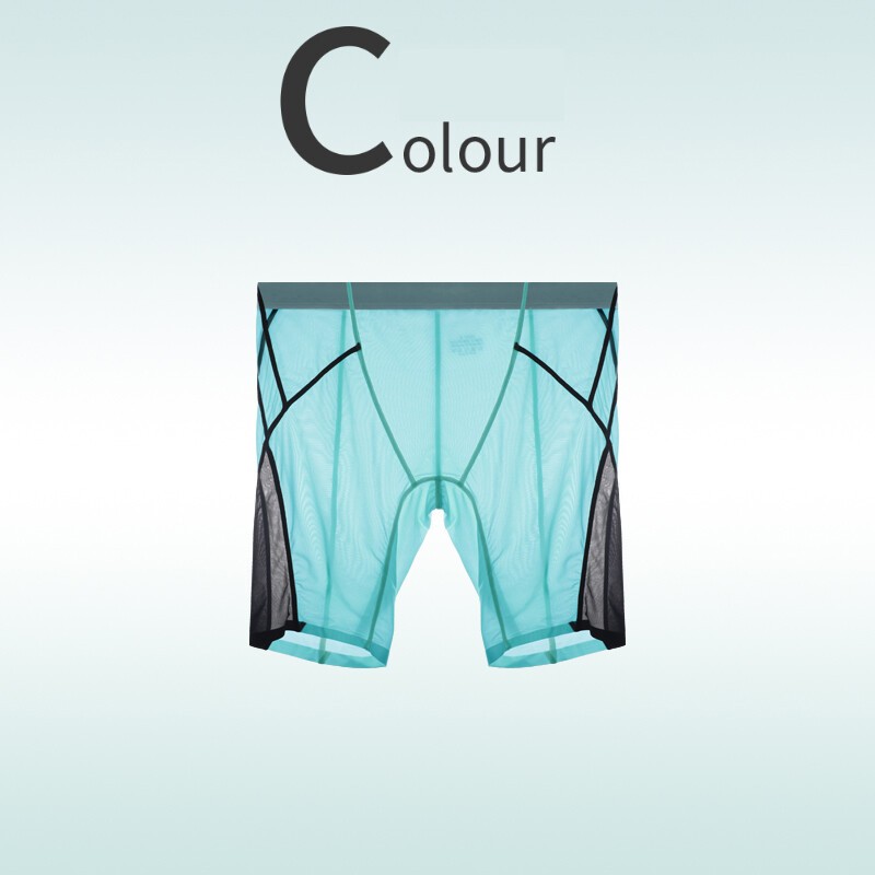 Mens Ice Silk Transparent Shorts Thin Quick Dry Breathable Running ...