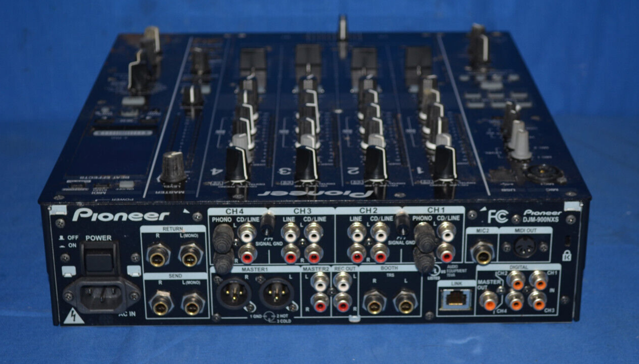 Pioneer DJM-900NXS 4ch DJ Mixer DJM900NXS NXS 900 Nexus 4-Channel ...