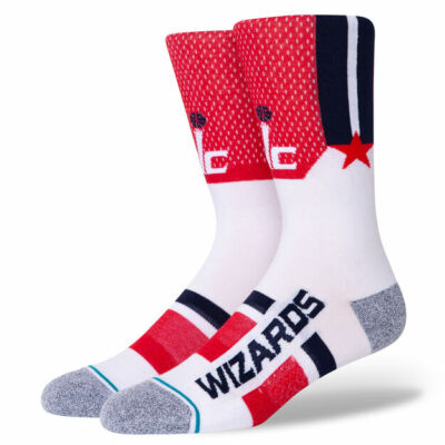 Stance NBA Washington Wizards Shortcut 2 Socks Size L (9-13) | eBay