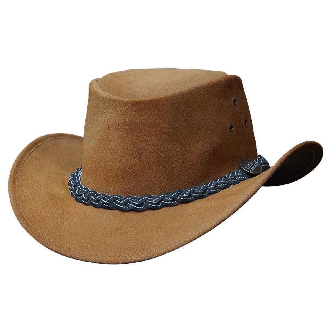 Aussie Suede Leather Bush Cowboy Outback hats All Colours And Sizes | eBay