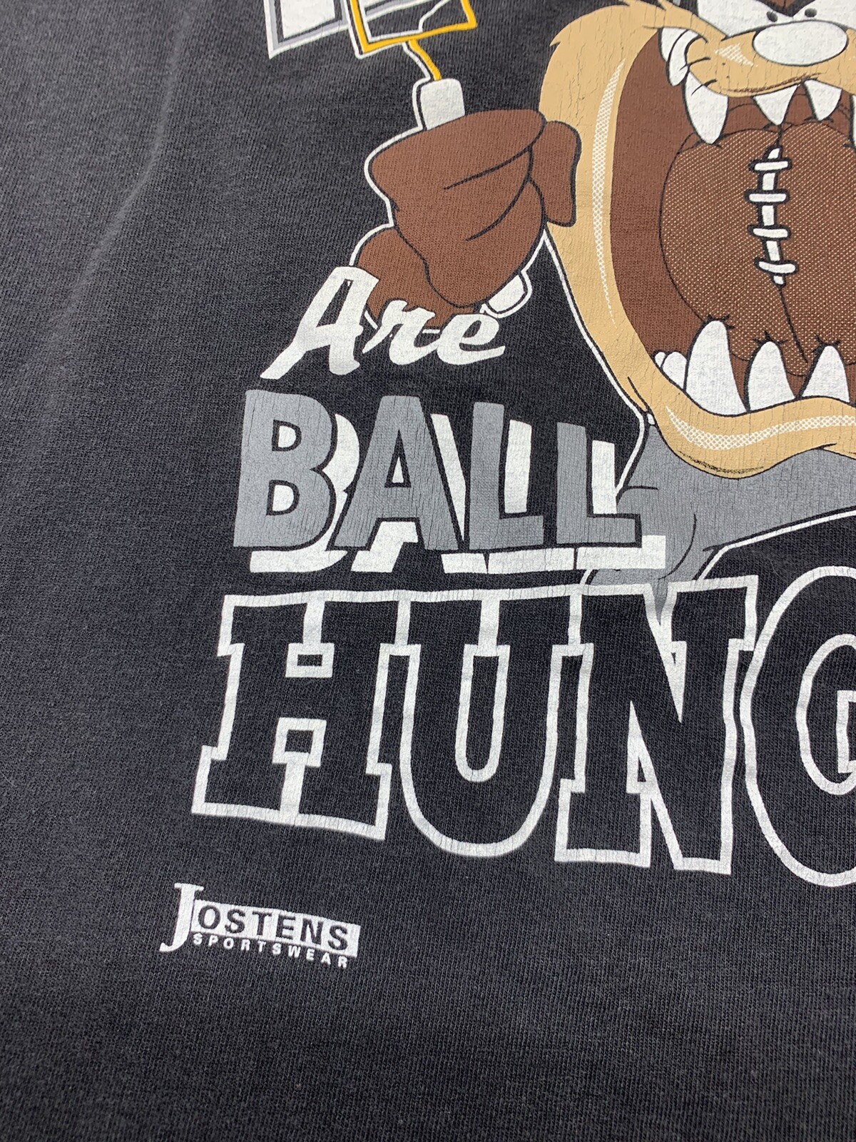 Vintage 1993 Los Angeles Raiders Taz Ball Hungry Shir… - Gem