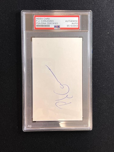 PJ Carlesimo Signed Cut PSA/DNA AUTO Slabbed Autographed | eBay