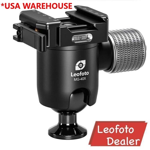 Leofoto MG-40X Arca & Picatinny Clamp Lever-Release Rapid Lock Ball ...