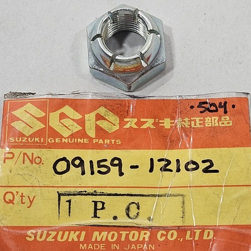 1 NOS Genuine Suzuki RV TS TM TC T305 T500 RM GT Lock Nut Part OEM ...