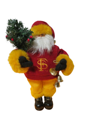 FSU Christmas Lot Hallmark Ornaments Santa Claus Figure Florida State ...