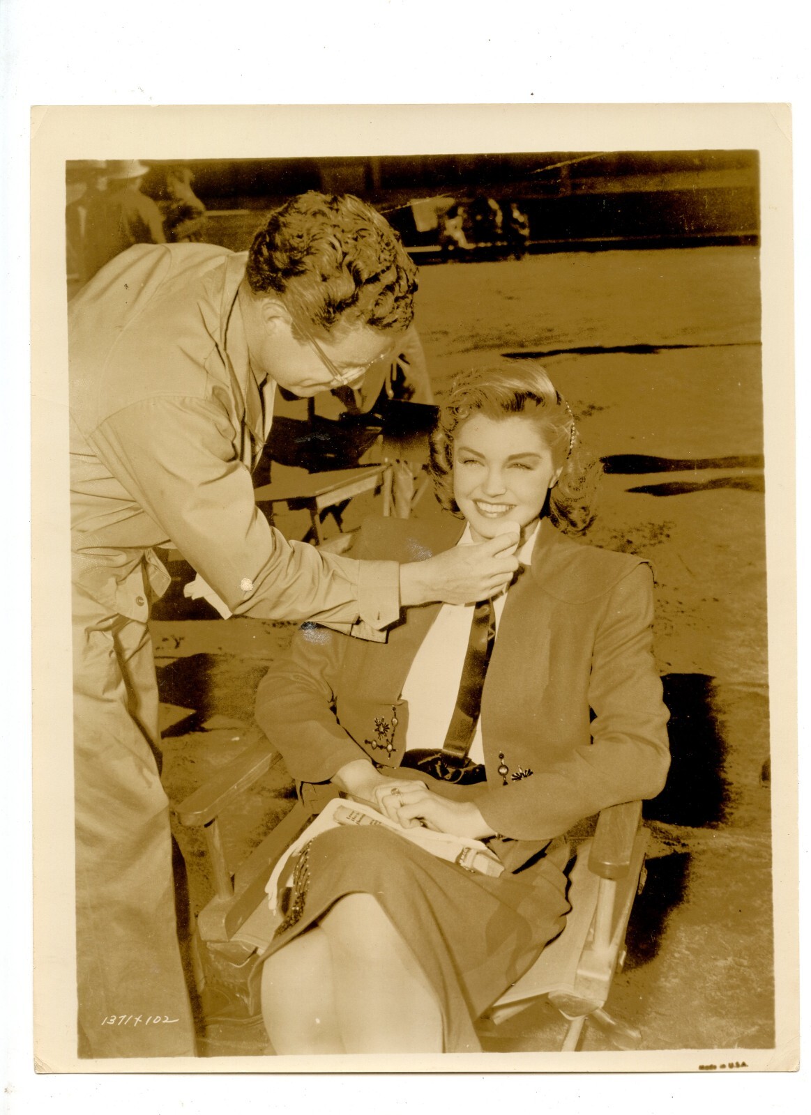 Esther Williams With Makeup Artist Bill Tuttle in Mexico, Great ...