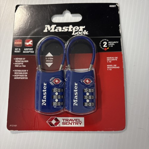 Master Lock 4688T Padlock Set, Blue- 2 Pack 71649054570| eBay