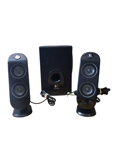 Logitech X-230 Desktop computer Speaker System Subwoofer & 2 Speakers | eBay