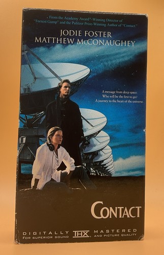 Contact VHS 1997 Jodie Foster Matthew McConaughey **Buy 2 Get 1 Free ...