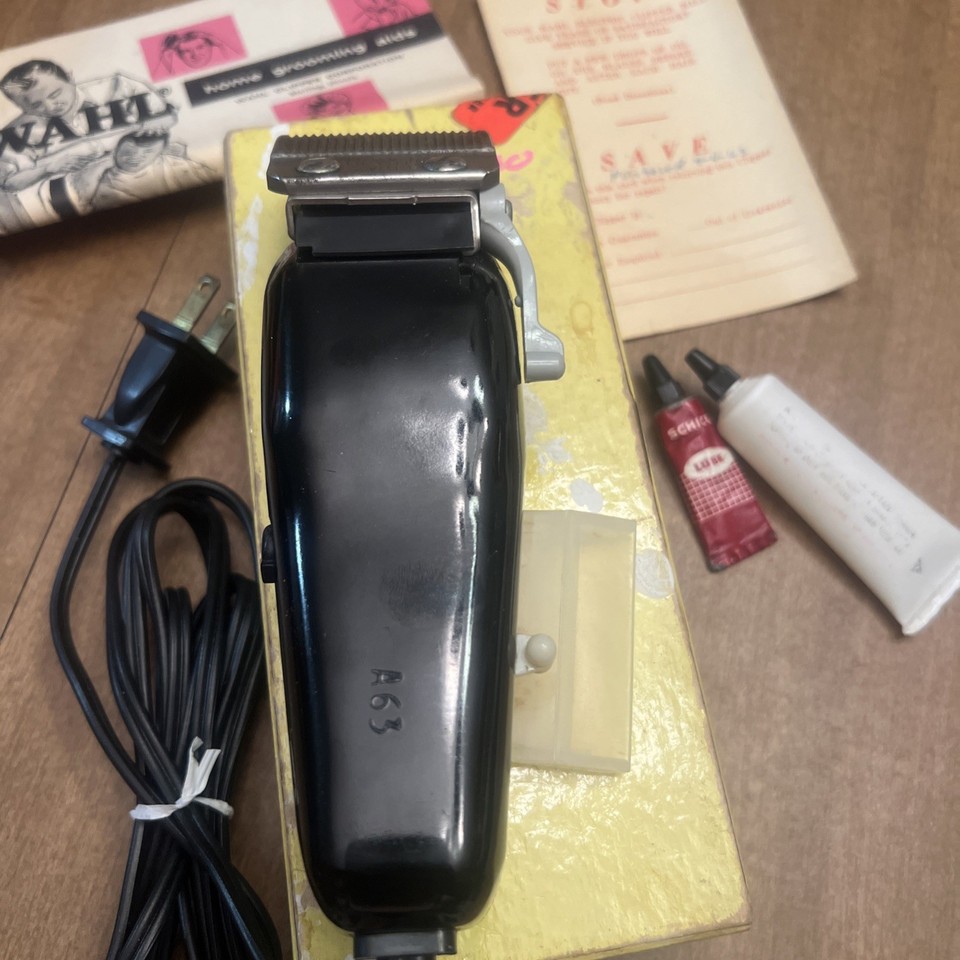 Vintage 1963 Wahl Multi-cut Hair Clippers Model MC #9200 Works With ...