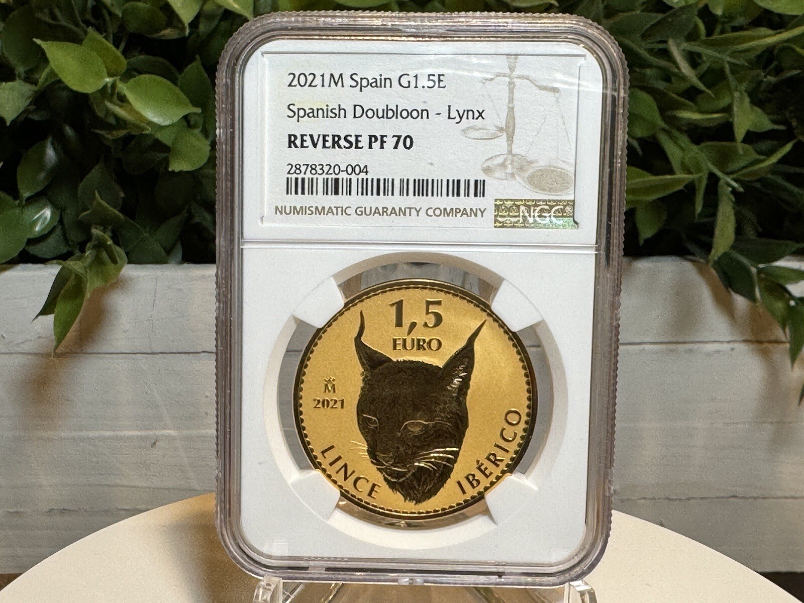 2021 Spanish Doubloon Lynx Rev Proof NGC PR70 #4 Gold Bullion Coin | eBay