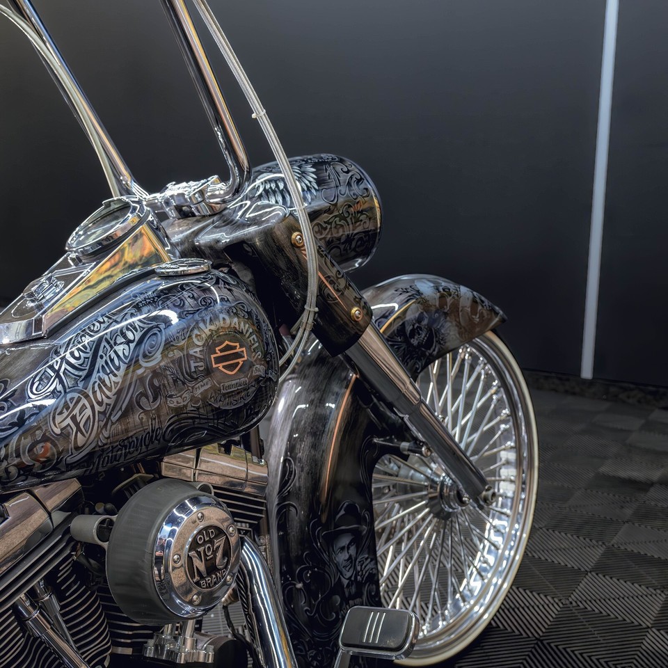 2012 CUSTOM HARLEY DAVIDSON 26" FRONT MEXICAN BAGGER AIRRIDE CHOPPER ...