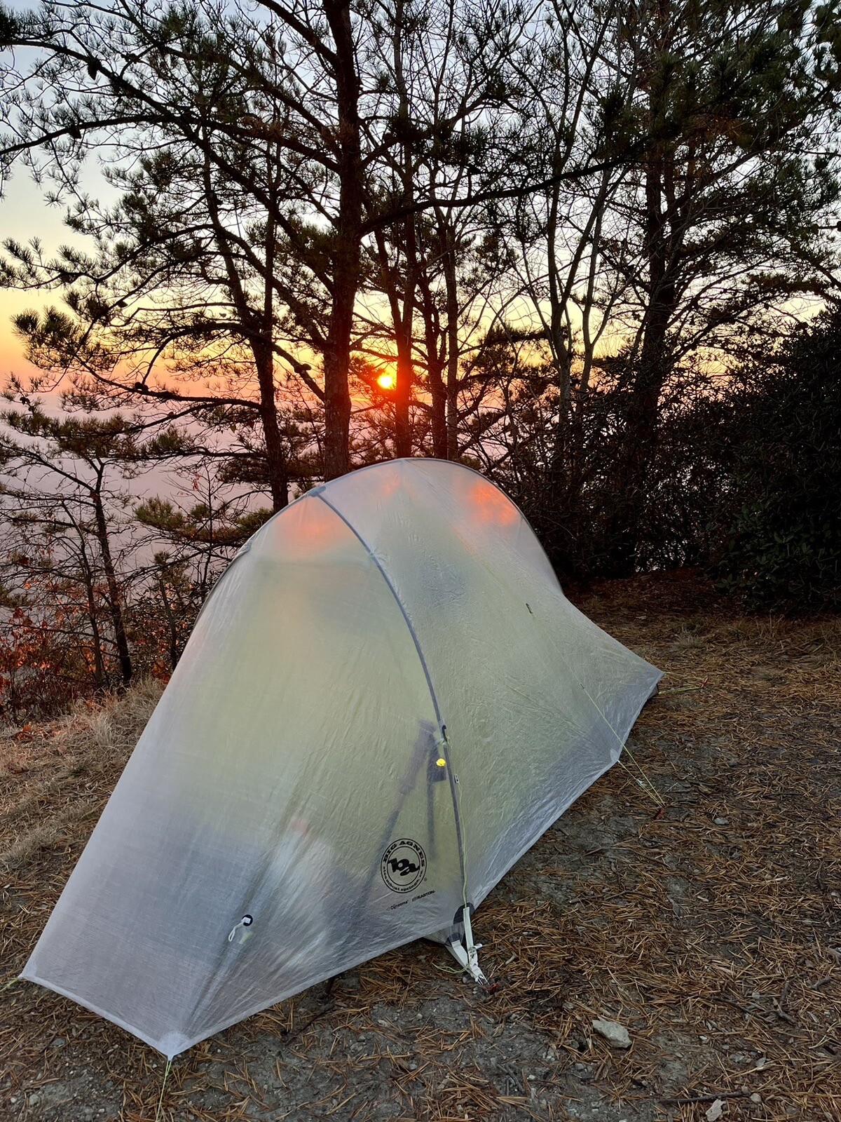 Big Agnes Fly Creek HV1 Carbon 1 Tent Dyneema FREE FOOTPRINT and GEAR ...
