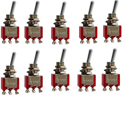 C&K 7101 Miniature Toggle Switch SPDT On On Panel Mount 5A 120V Made ...