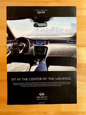 2018 Original Print Ad Infinity QX50 | eBay