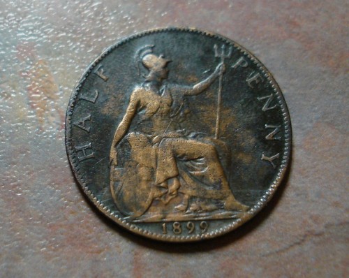 1899 British Britain half penny coin | eBay