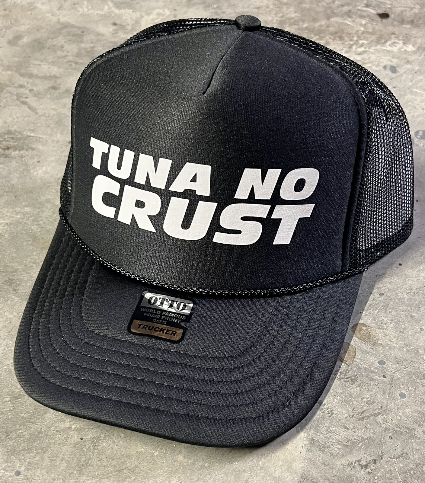 Tuna No Crust Trucker Hat Fast Furious Paul Walker The Buster Snapback ...