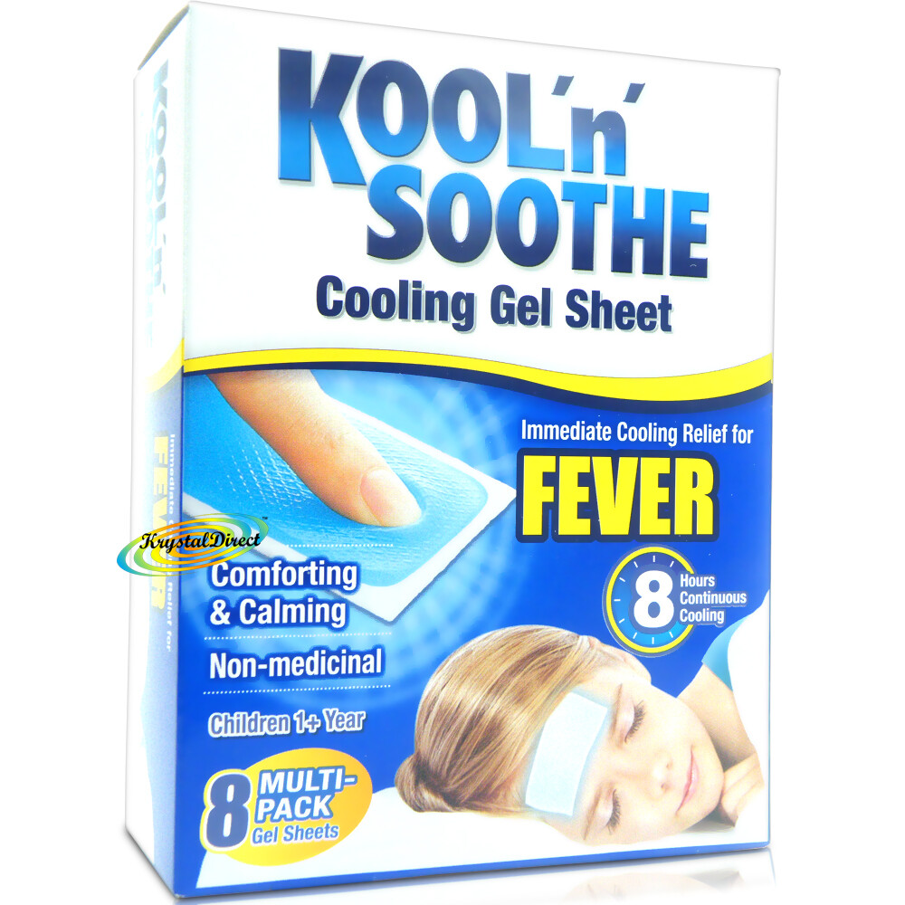 Kool N Soothe Cooling Strip Sachets Kids Multipack 8 for sale online ...