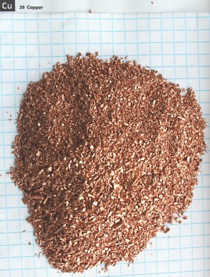 2 LB 907 gram 99.9% Copper metal pieces element 29 sample | eBay