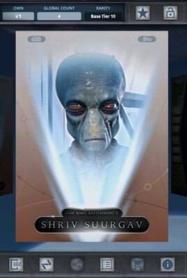 Star Wars Card Trader - 2021 Base Tier 10 54321 - Shriv Suurgav 4cc | eBay