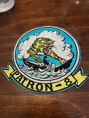 Vintage US Navy VP-8 Patron 8 Squadron Patch - Tigers | eBay
