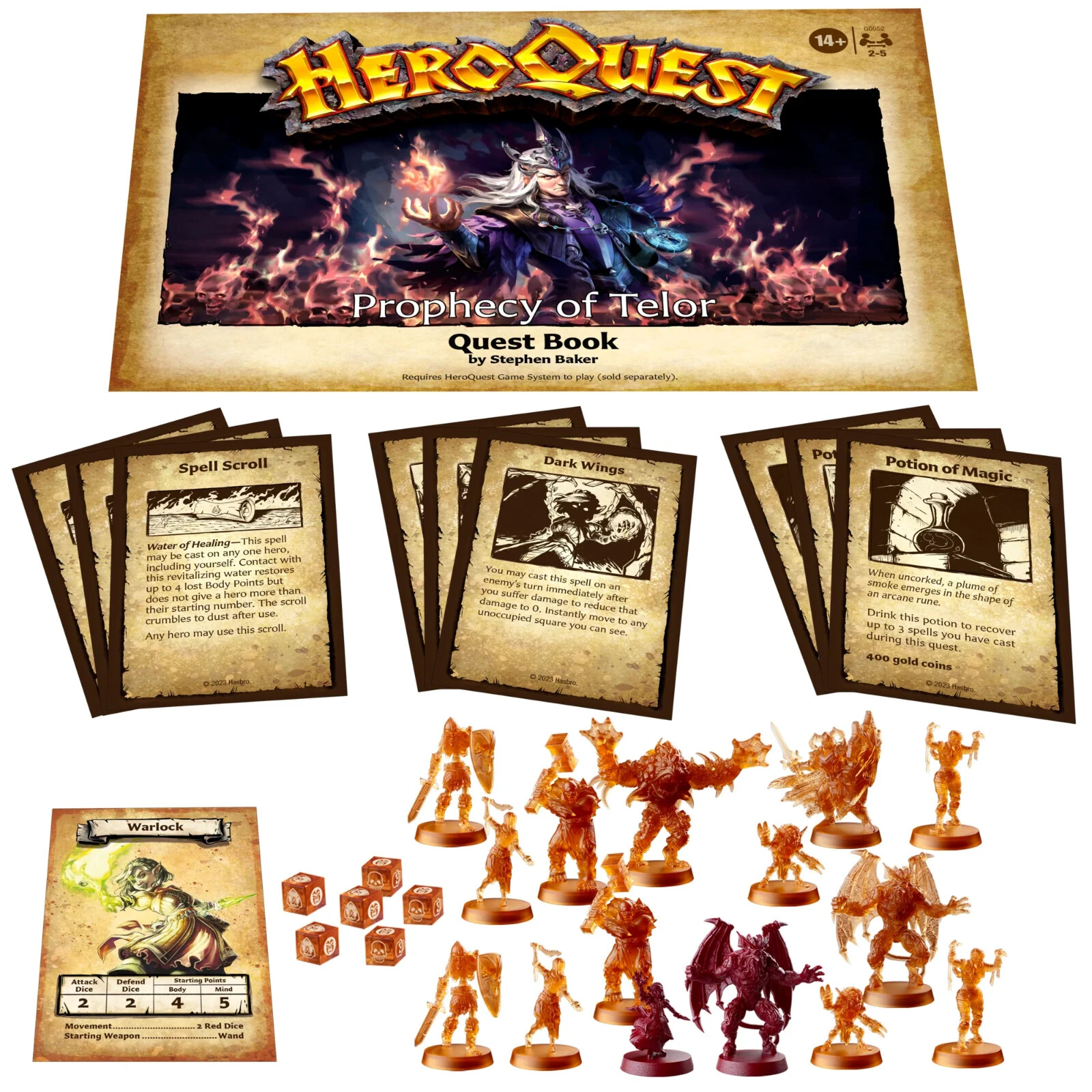 HeroQuest Prophecy of Telor and Spirit Queen's Torment Quest Pack READY ...