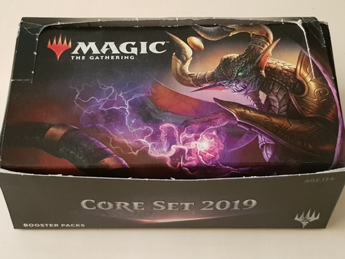 Magic The Gathering 2019 CORE SET M19 Empty Booster Box MTG NO CARDS OR ...