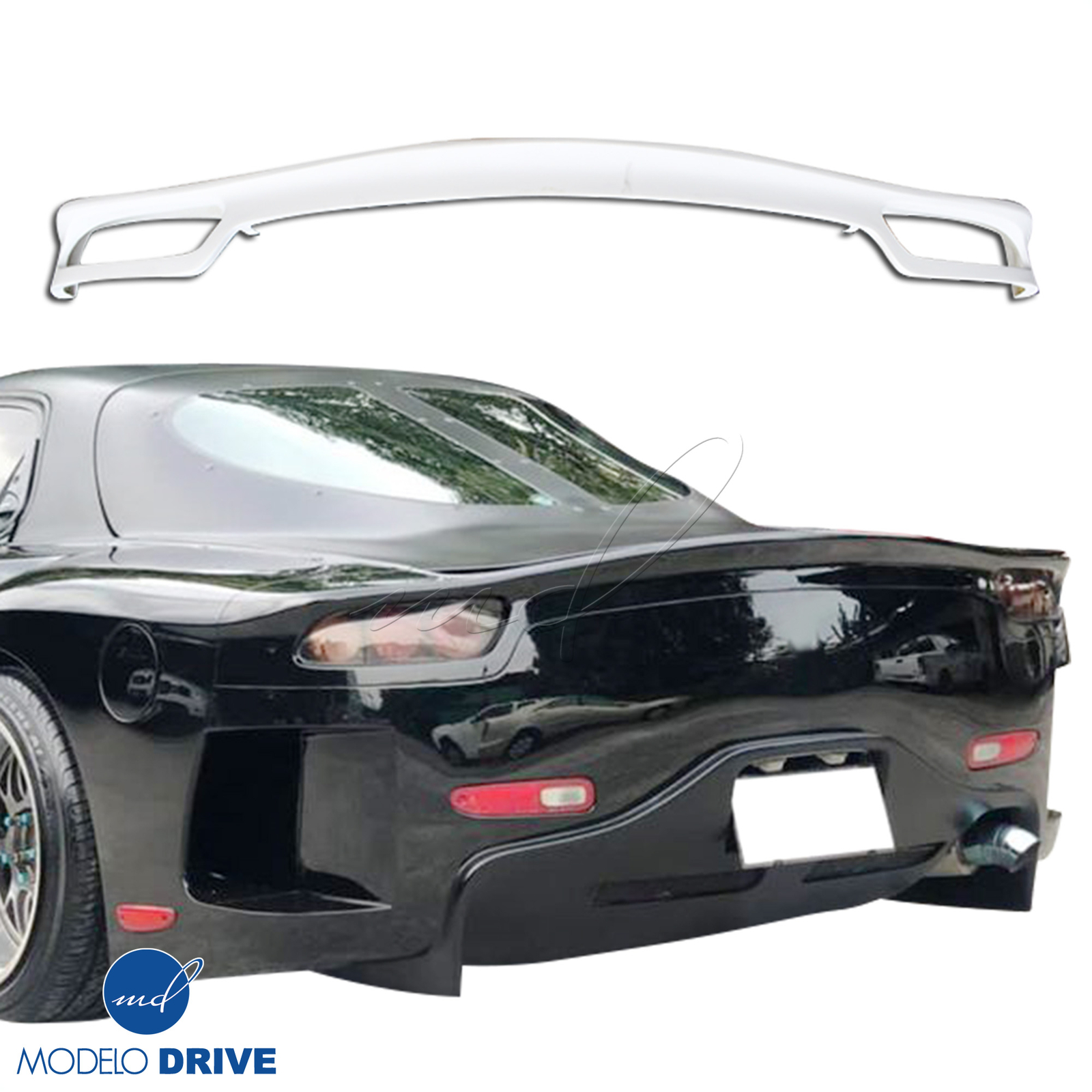 ModeloDrive FRP VSID FN Wide Body Taillight Garnish FD3S for RX-7 Mazda ...