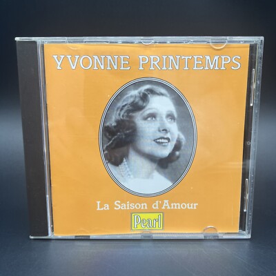 Yvonne Printemps - La Saison d'Amour CD (Apr-1995, Pearl) | eBay