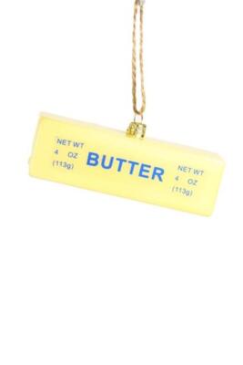 Cody Foster Stick of Butter Kitchen Baking Faux Food Glass Christmas ...