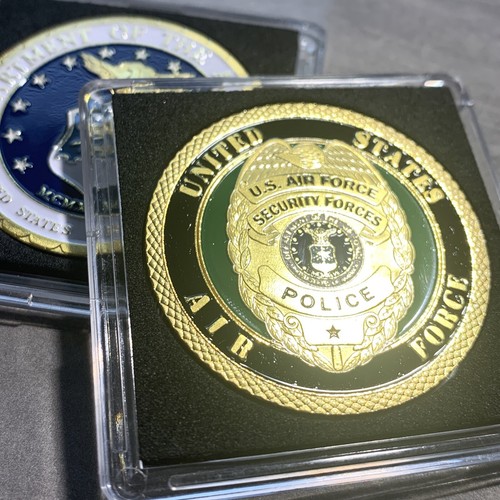 SECURITY FORCES POLICE MILITARY CHALLENGE COIN United States AIR FORCE ...