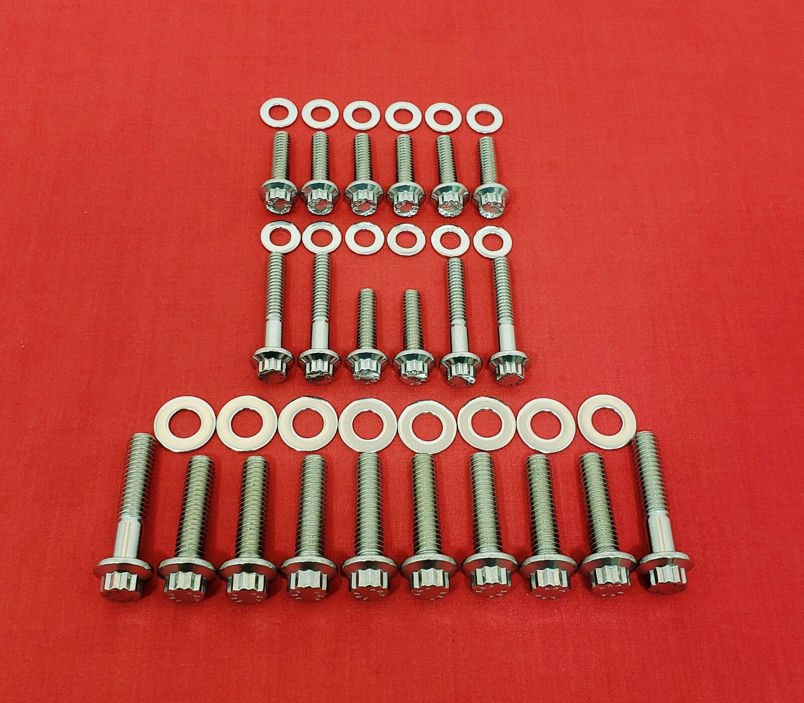 2006-2017 HARLEY DYNA PRIMARY POLISHED ARP 12PT STAINLESS BOLTS SCREW ...