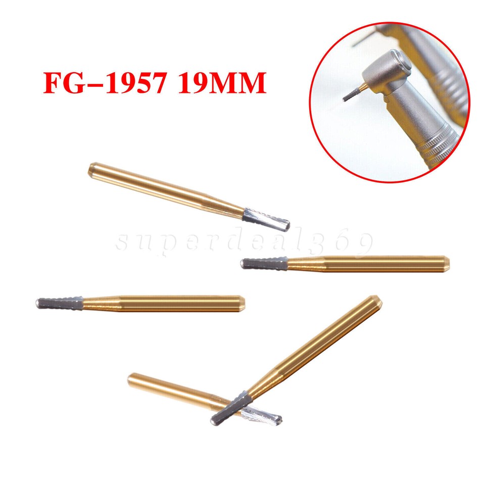 High Speed Dental Tungsten Steel Carbide Crown Metal Cutting Burs ...