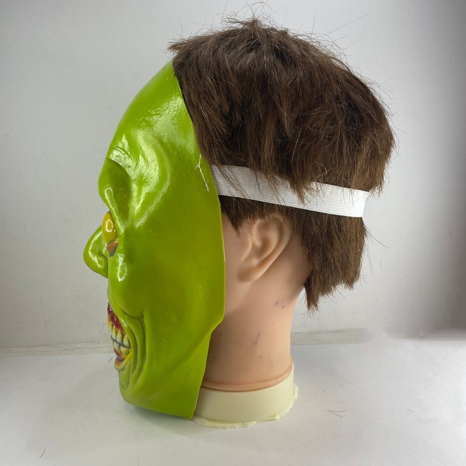 Horror Scary Exorcist Face Mask Demon Smile Halloween Cosplay Party ...