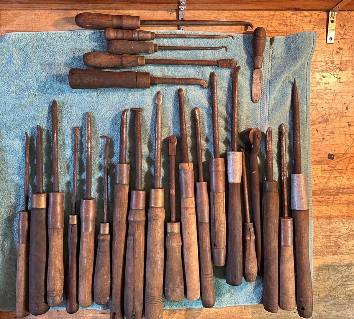 Antique Sheet Metal Tools Coopers / Jewellery Makers / Sailmakers