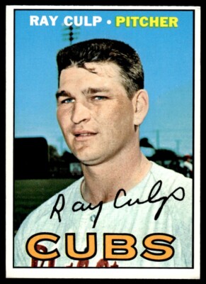 1967 Topps Ray Culp Chicago Cubs #168 * | eBay