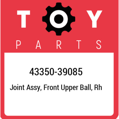 43350-39085 Toyota Joint assy, front upper ball, rh 4335039085, New ...