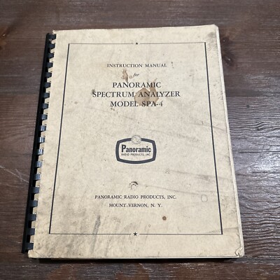 Manuals & Books - Analyzer Model